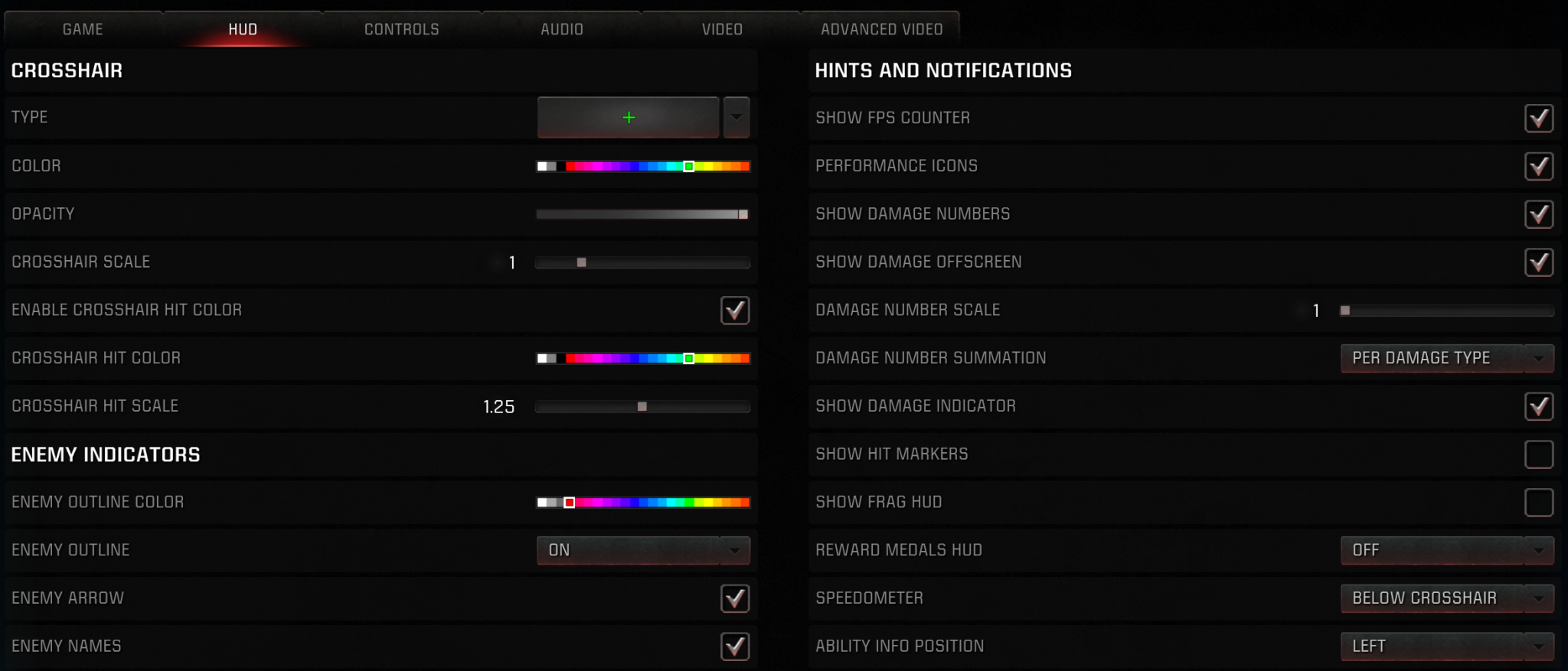 HUD (Settings) - Church of Quake