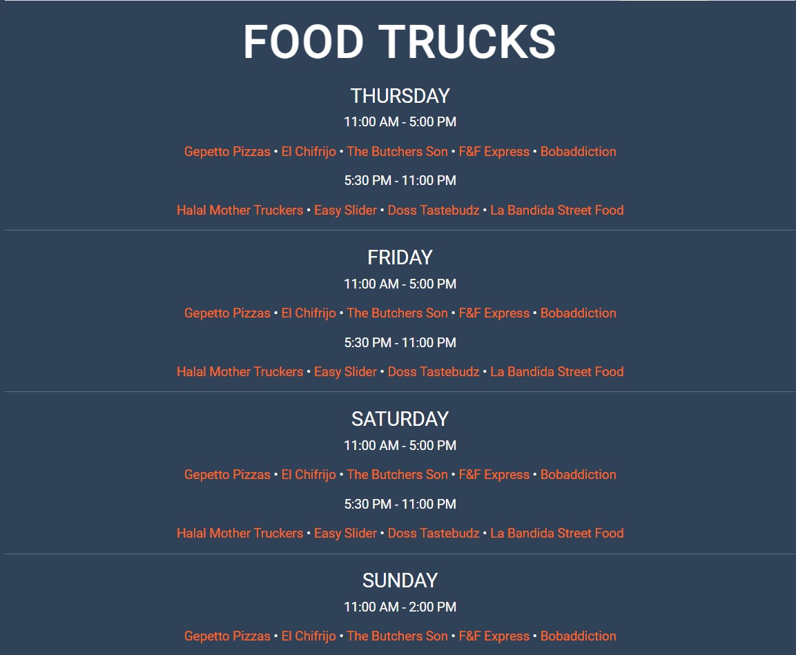 Beep Beep! Food Trucks from 11AM to 11PM Everyday at QuakeCon 2023 ...